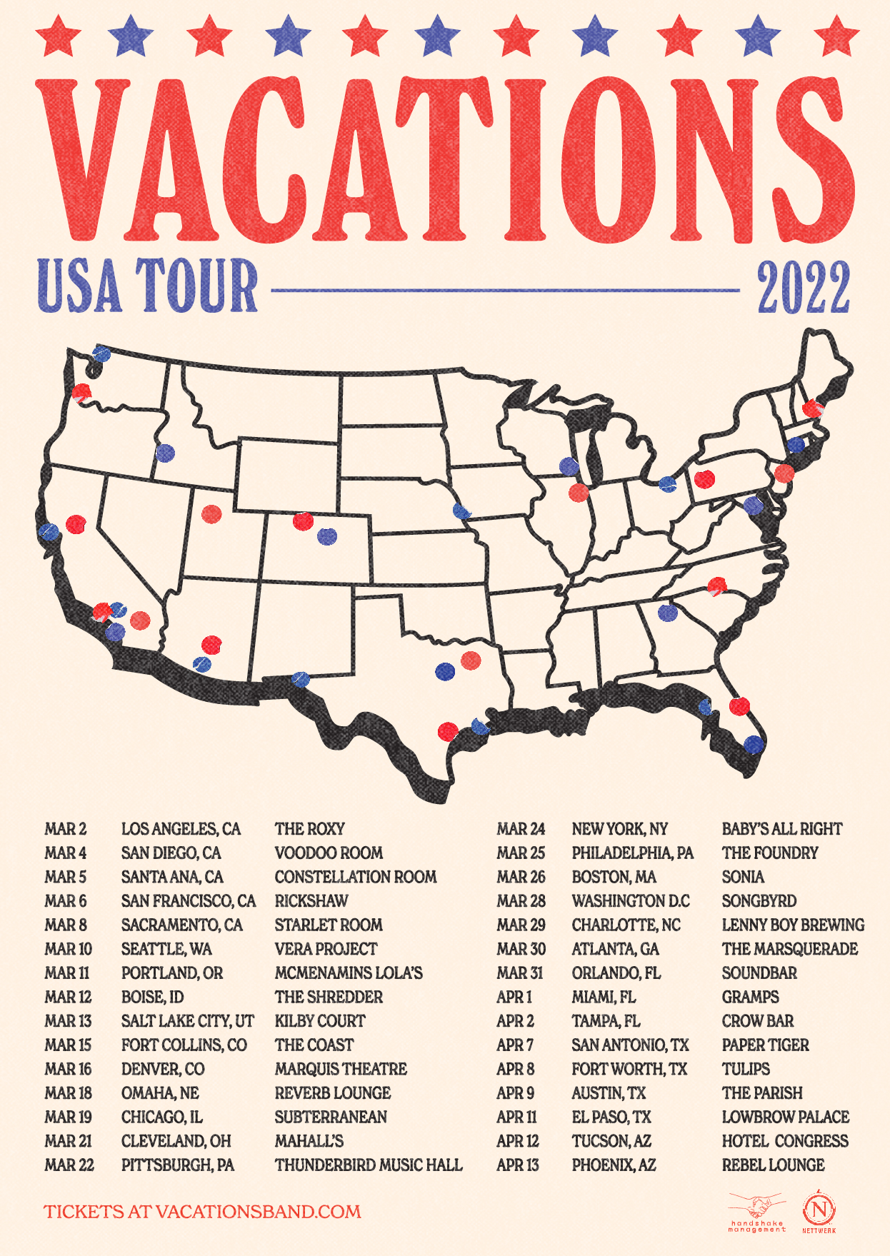 Australian D.I.Y. Band Vacations Announce U.S. Headline Tour; "Young ...